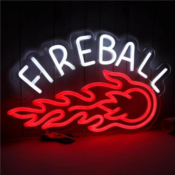 Urban Outfitters | Accents | Fireball Whiskey Neon Sign Led Neon Light ...